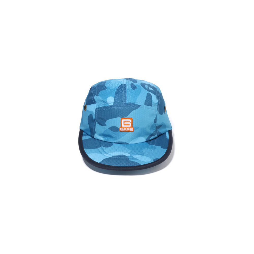 BAPE Honeycomb Camo Jet Cap BlueBAPE Honeycomb Camo Jet Cap Blue - OFour
