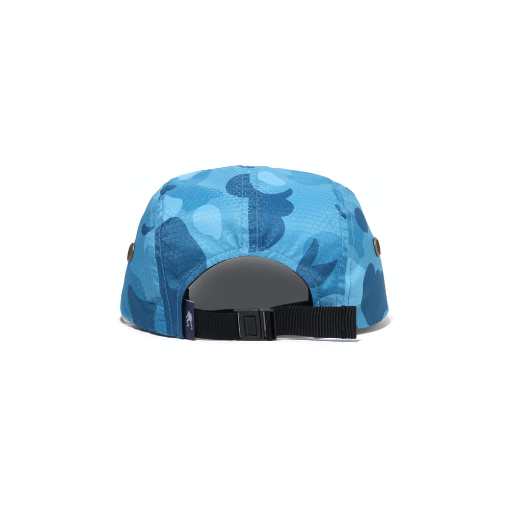 BAPE Honeycomb Camo Jet Cap BlueBAPE Honeycomb Camo Jet Cap Blue - OFour