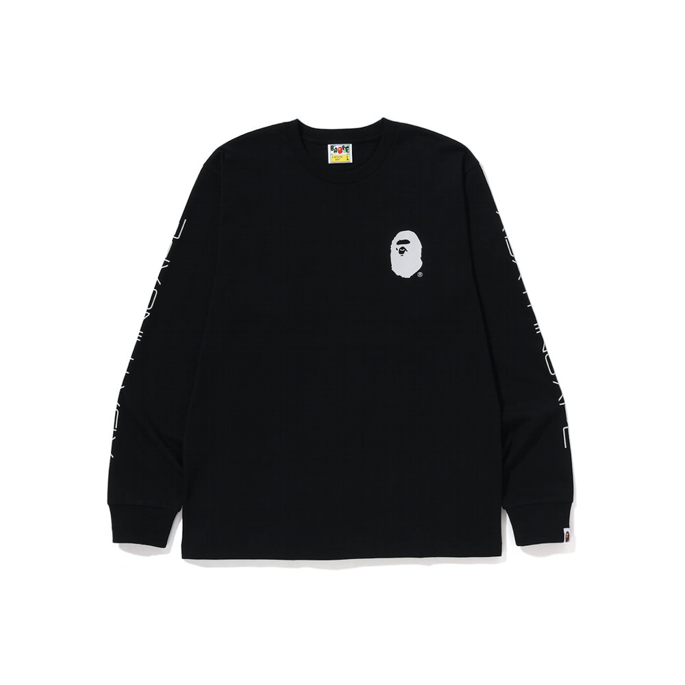BAPE x Shin Kamen Rider Shocker Emblem L/S Tee BlackBAPE x Shin Kamen ...