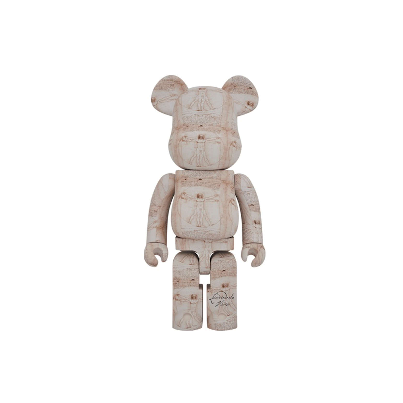 Bearbrick Leonardo da Vinci (Vitruvian Man) 1000%Bearbrick Leonardo da ...