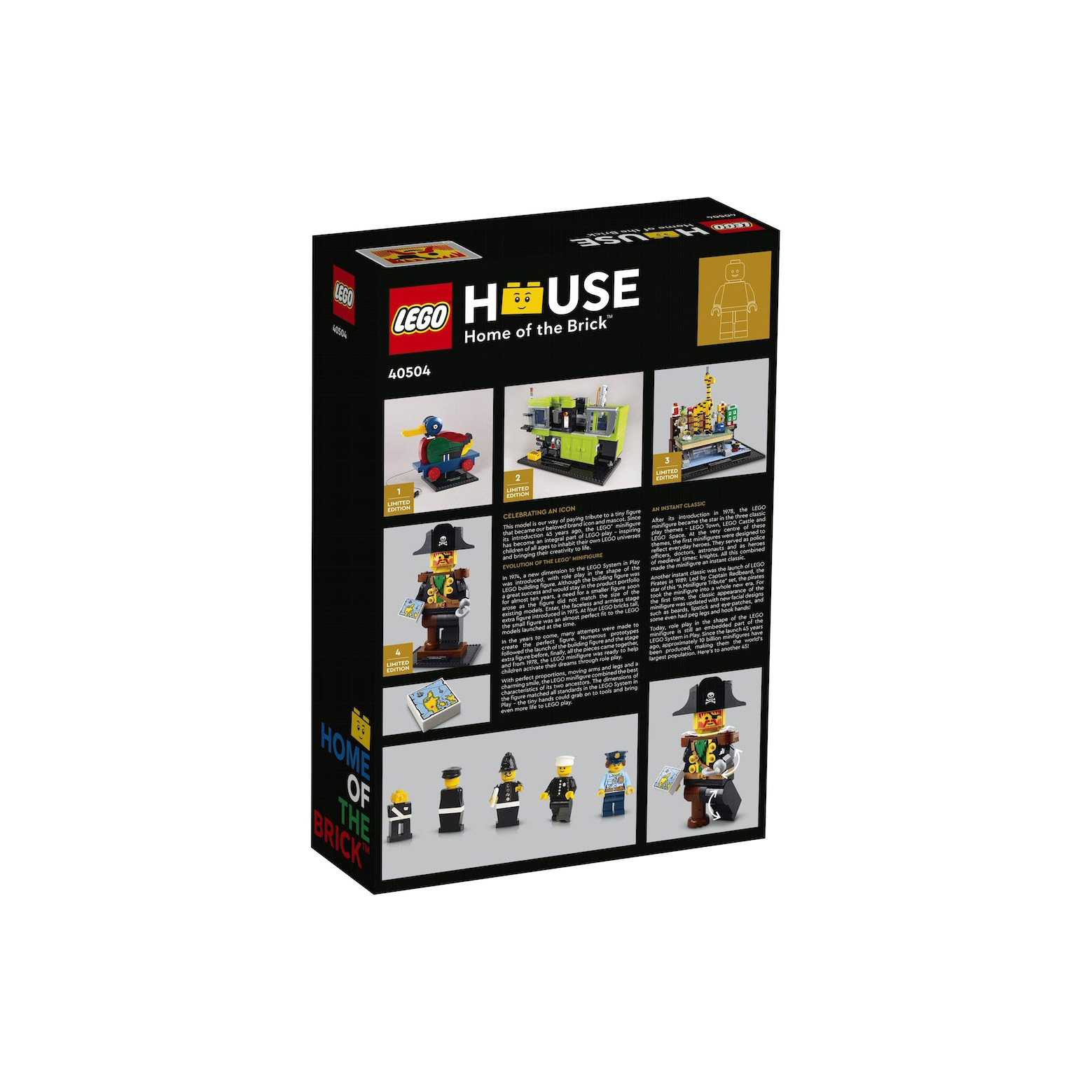 LEGO House Home of the Brick A Minifigure Tribute Set 40504LEGO House ...