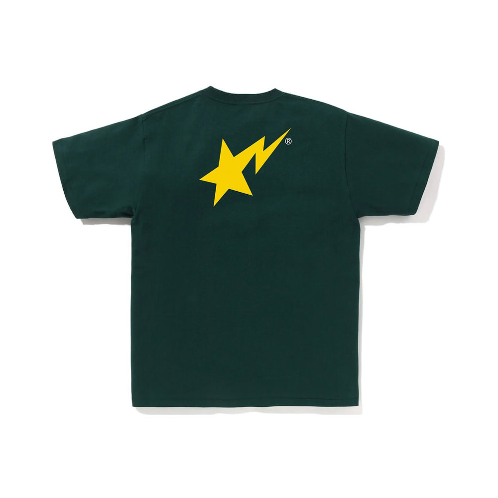 BAPE Colors Bape Sta Logo Tee (SS23) GreenBAPE Colors Bape Sta Logo Tee ...