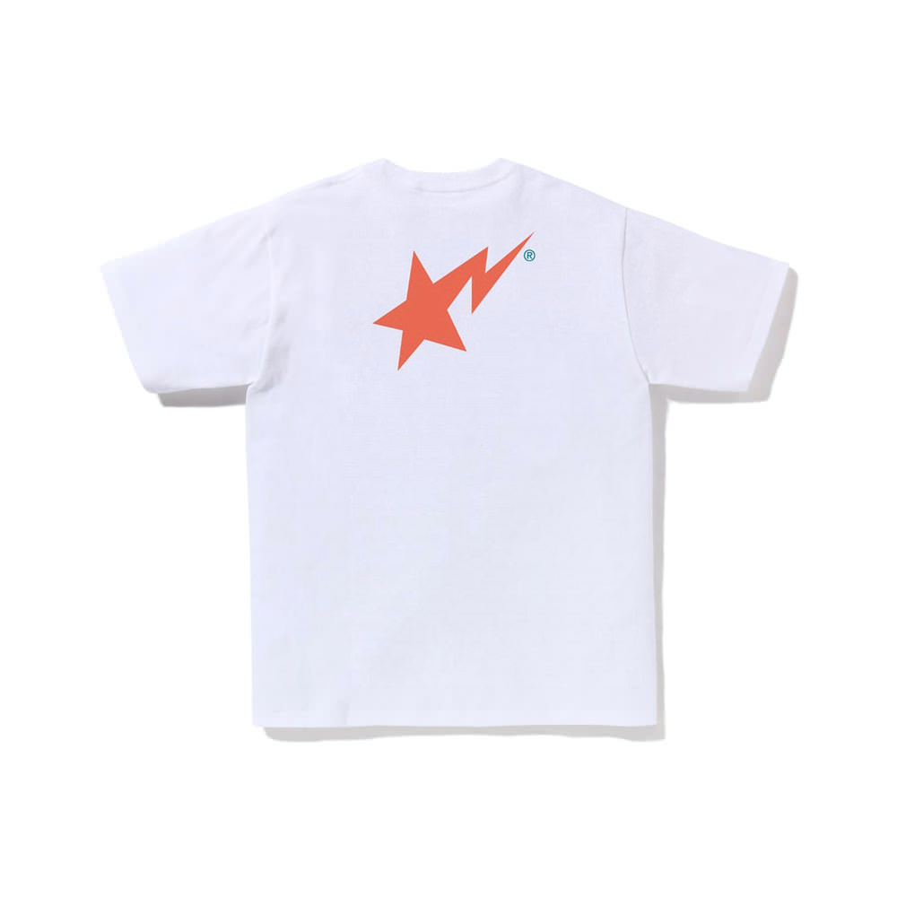 BAPE Colors Bape Sta Logo Tee (SS23) WhiteBAPE Colors Bape Sta Logo Tee ...