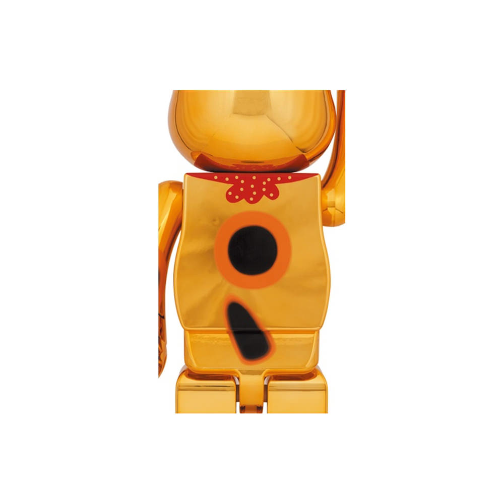 Bearbrick Lucky Cat Good Luck Ten Million Ryo 1000% Gold ...