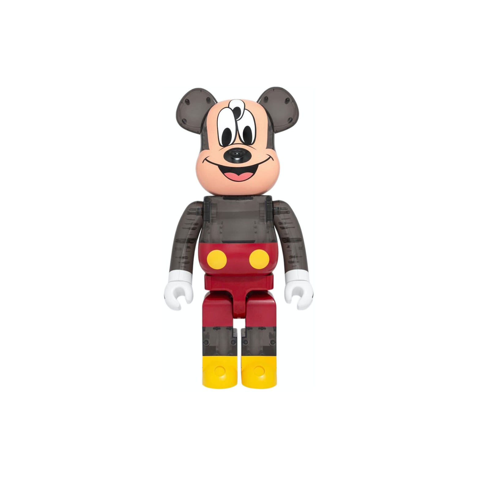 Bearbrick x CLOT x 3125C x Disney 3-Eyed Mickey Mouse 1000% Translucent ...