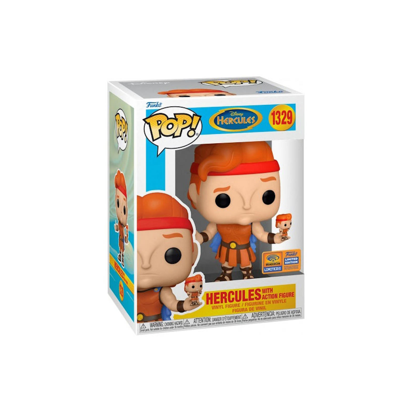 Funko Pop! Disney Hercules with Action Figure WonderCon 2023 Exclusive ...