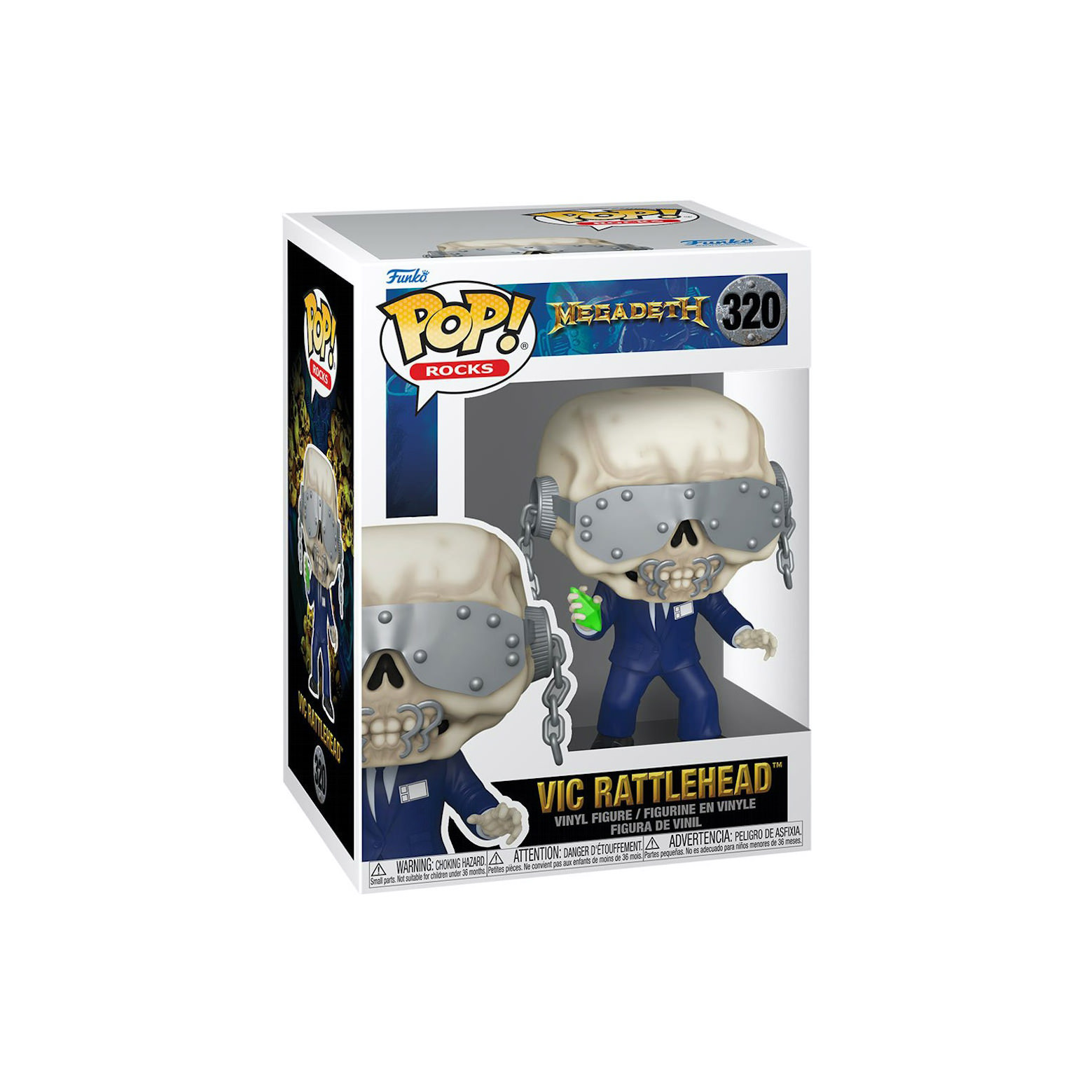 Funko Pop! Rocks Megadeth Vic Rattlehead Figure #320Funko Pop! Rocks ...