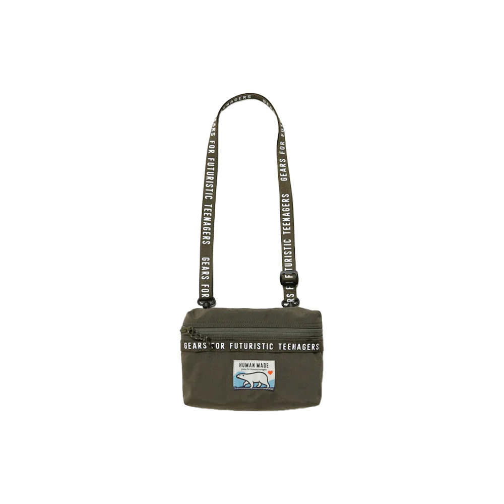 Human Made Sacoche Shoulder Bag OlivedrabHuman Made Sacoche Shoulder ...