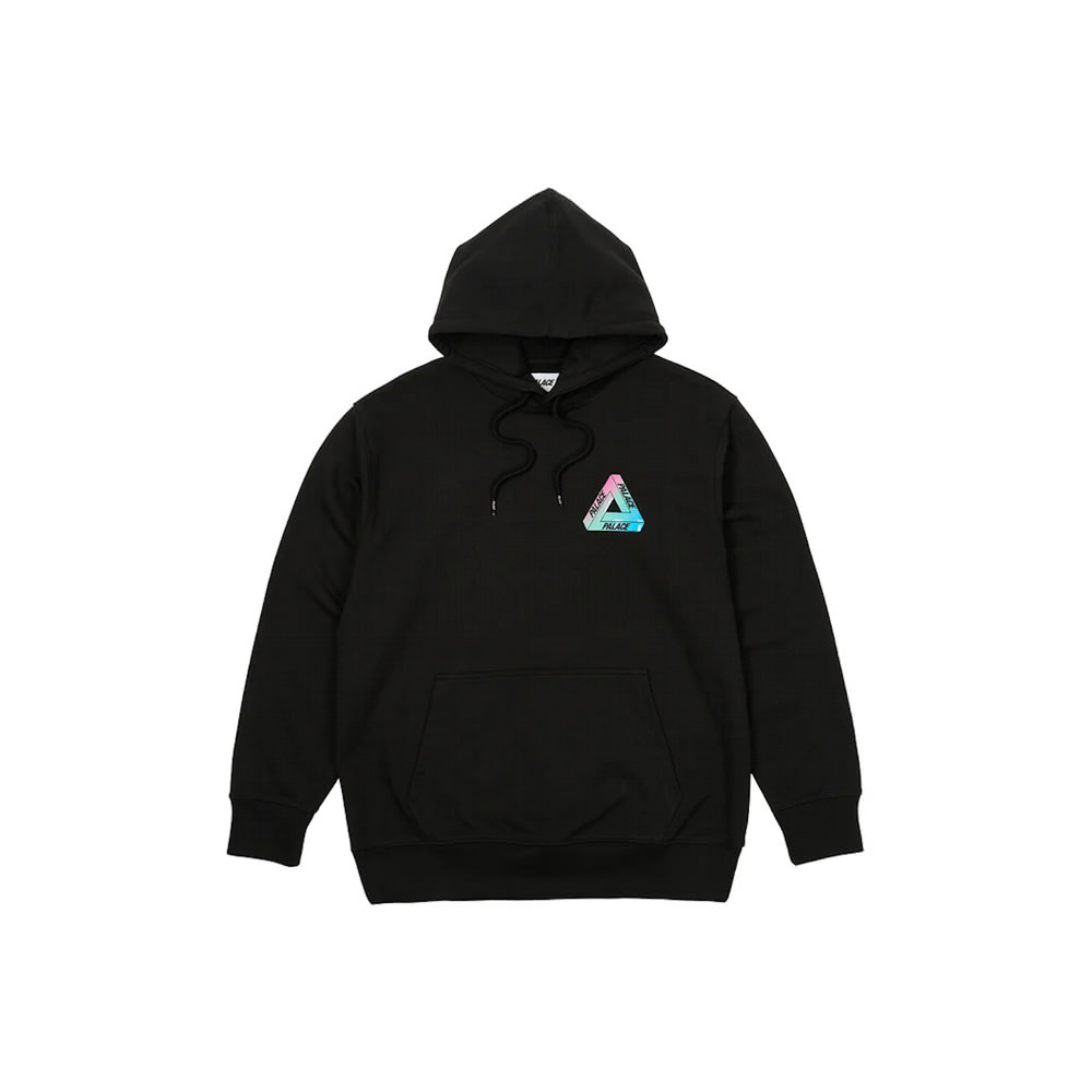 Palace Ombre Tri-Ferg Hood BlackPalace Ombre Tri-Ferg Hood Black - OFour