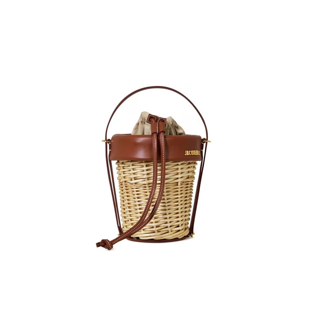 Le Panier Seau Wicker Bucket BasketLe Panier Seau Wicker Bucket Basket ...