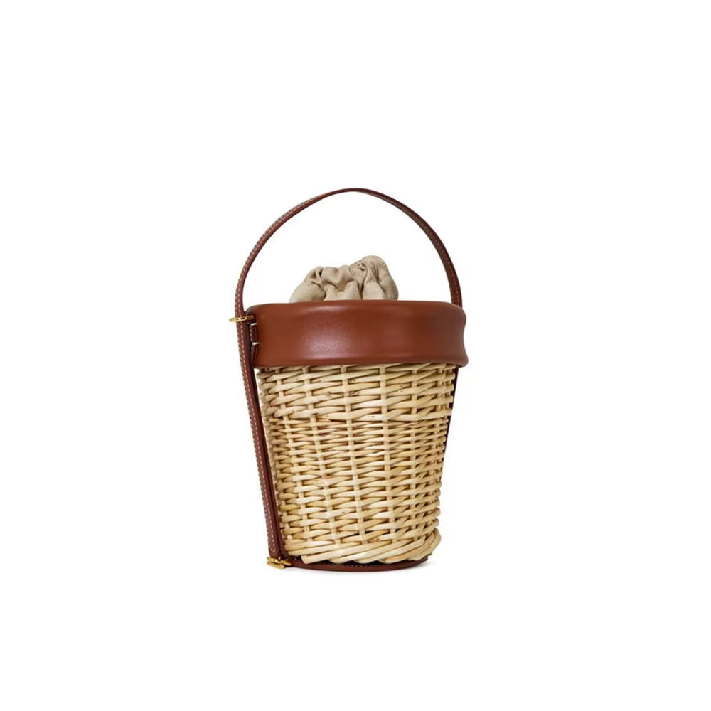 Le Panier Seau Wicker Bucket BasketLe Panier Seau Wicker Bucket Basket ...