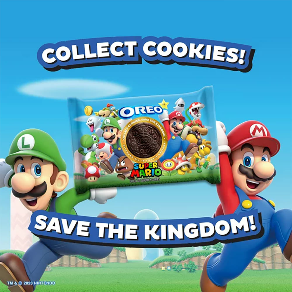 Super Mario™ OREO Chocolate Sandwich Cookies, Limited Edition, 12.2 ...
