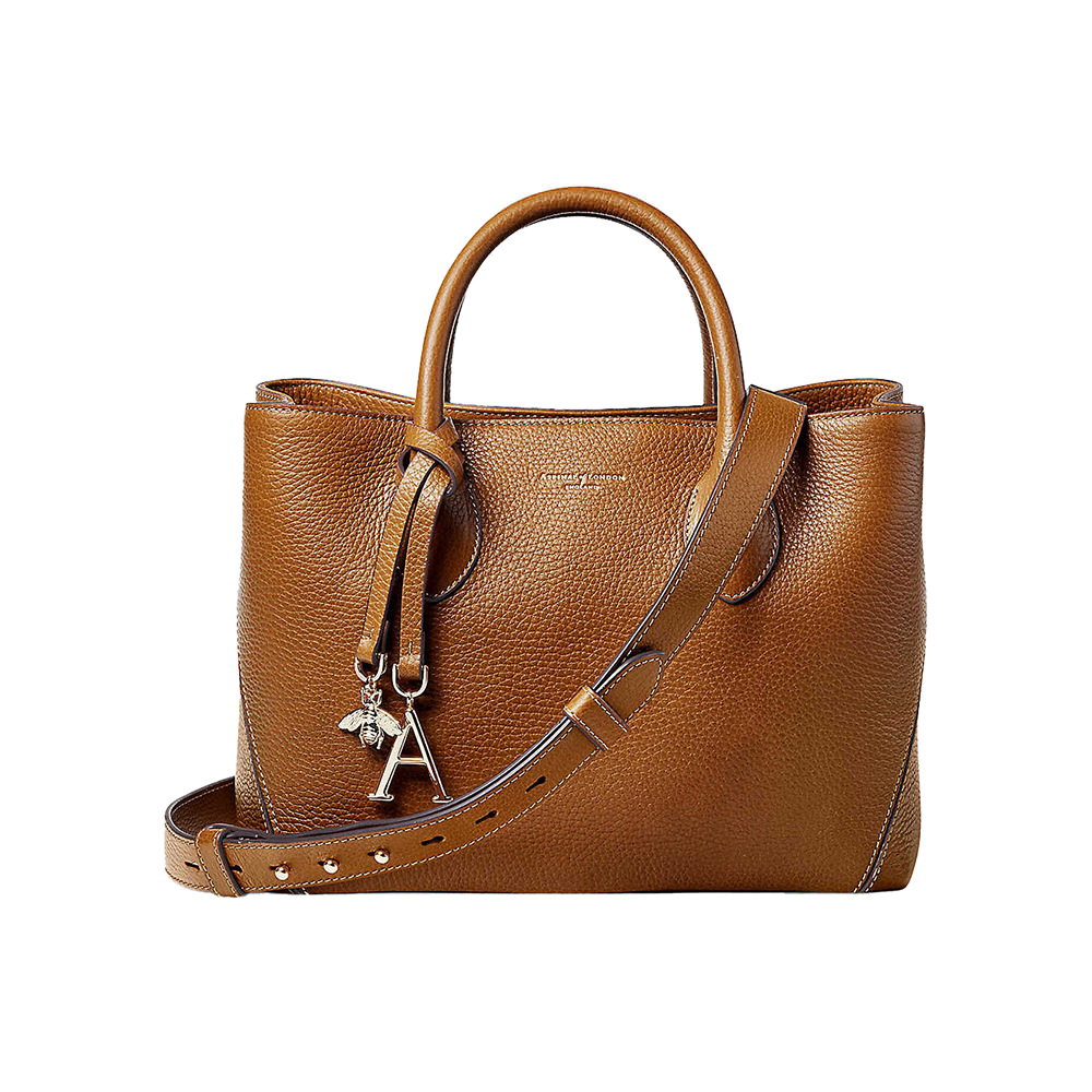 London medium leather tote bagLondon medium leather tote bag - OFour