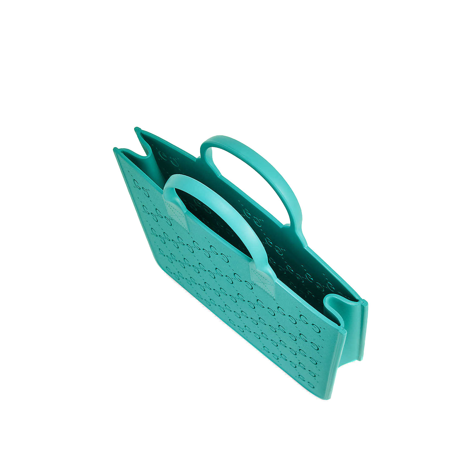 GG perforated rubber tote bagGG perforated rubber tote bag - OFour