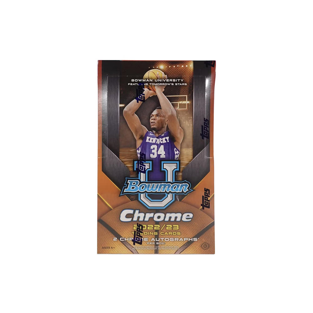 2022-23 Bowman University Chrome Basketball Hobby Box2022-23 Bowman ... 2022-23 Bowman University Chrome Basketball Hobby Box2022-23 Bowman ...
