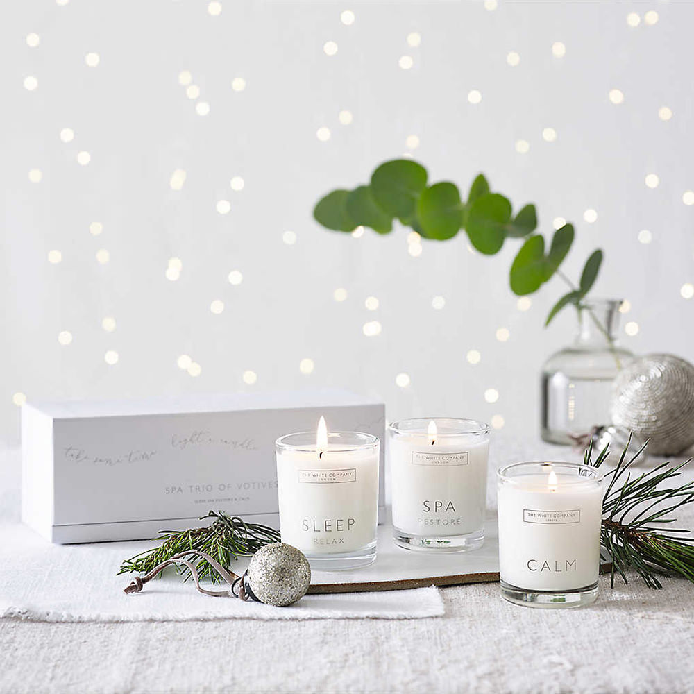 Spa Trio Votive scented candle setSpa Trio Votive scented candle set ...