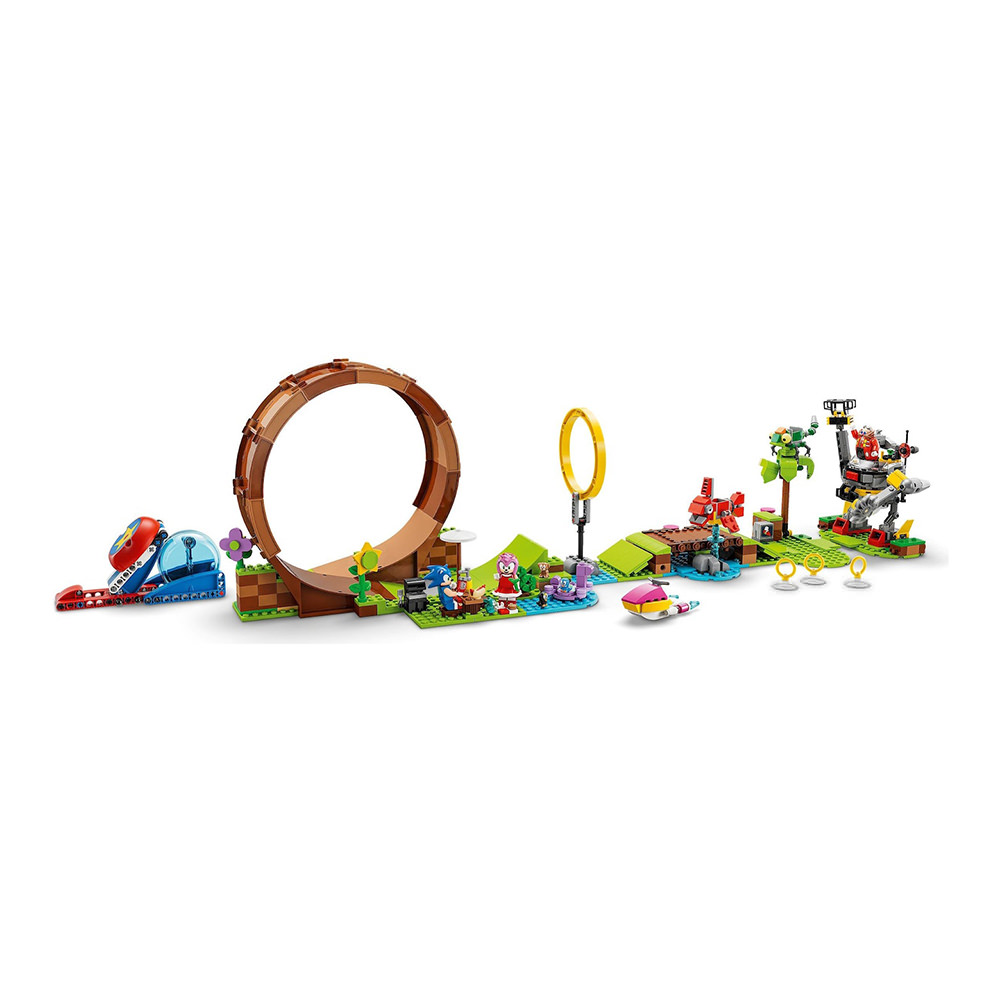 LEGO Sonic The Hedgehog Sonic’s Green Hill Zone Loop Challenge Set ...