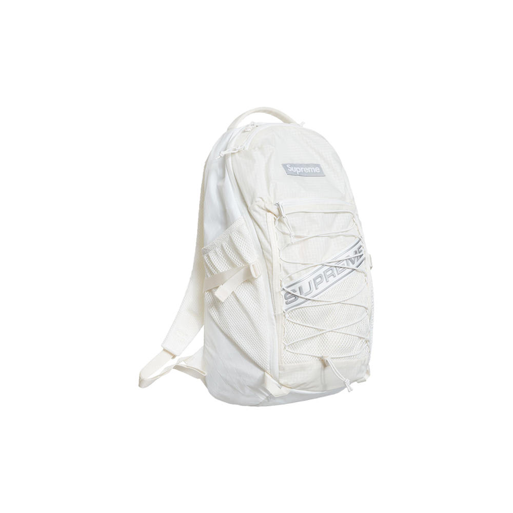 Supreme Logo Backpack WhiteSupreme Logo Backpack White - OFour