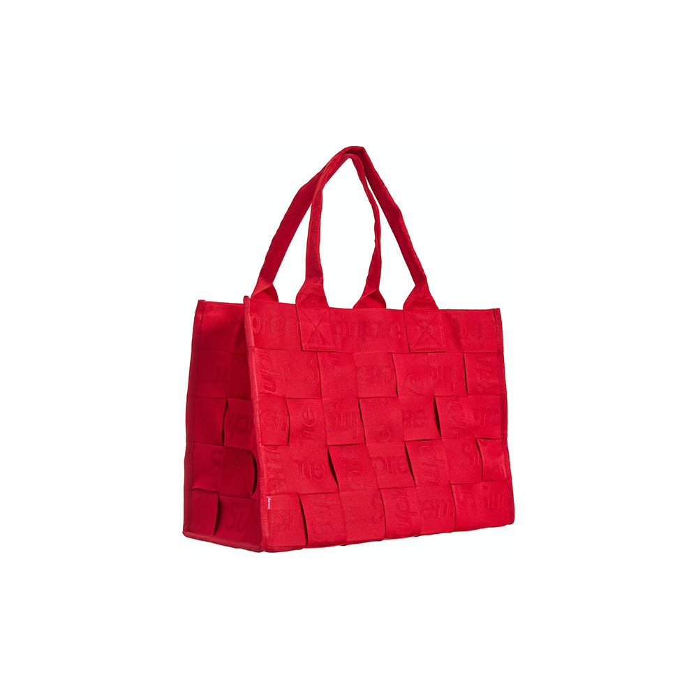 Supreme Woven Large Tote Bag RedSupreme Woven Large Tote Bag Red - OFour Supreme Woven Large Tote Bag RedSupreme Woven Large Tote Bag Red - OFour