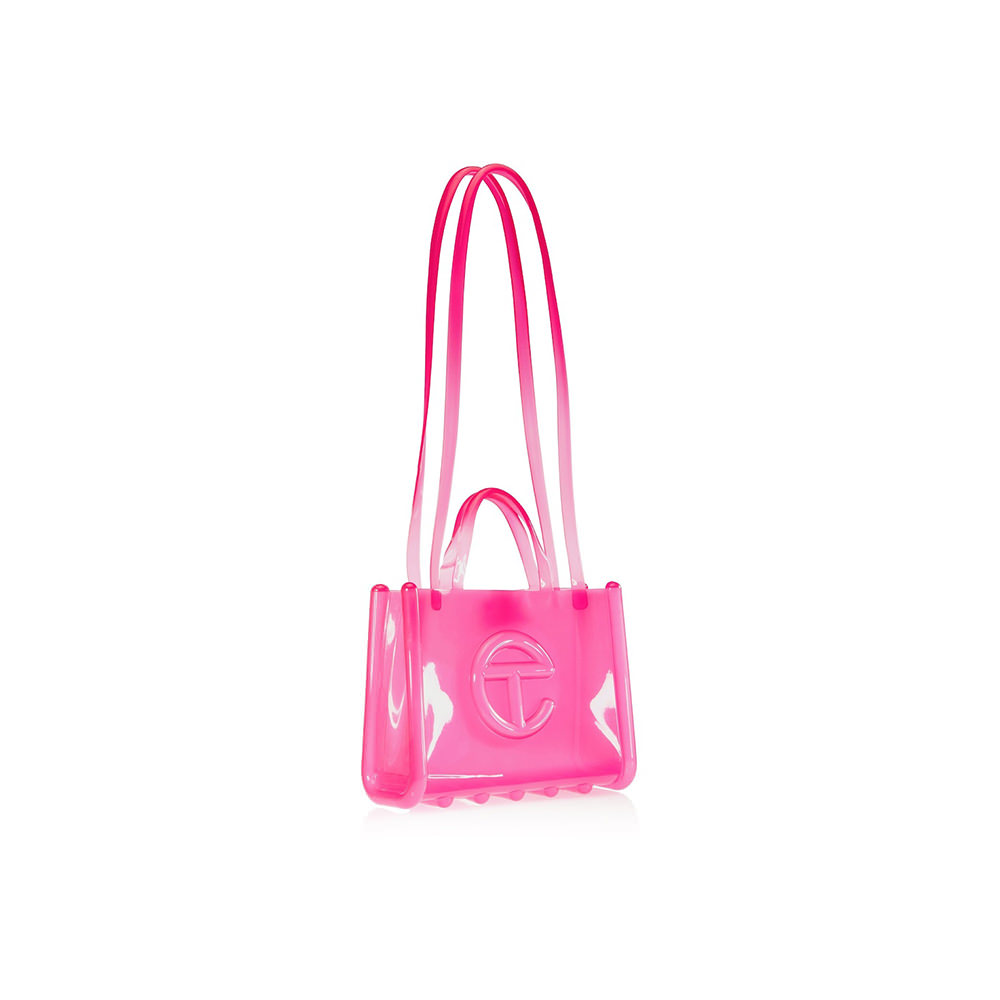 Telfar x Melissa Medium Jelly Shopper Clear PinkTelfar x Melissa Medium ...