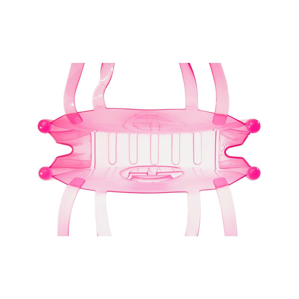 Telfar x Melissa Medium Jelly Shopper Clear PinkTelfar x Melissa Medium ...