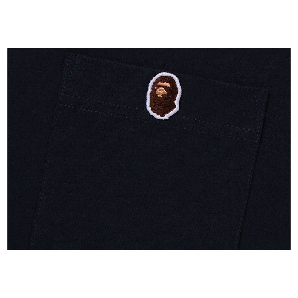 BAPE One Point Pocket Tee BlackBAPE One Point Pocket Tee Black - OFour