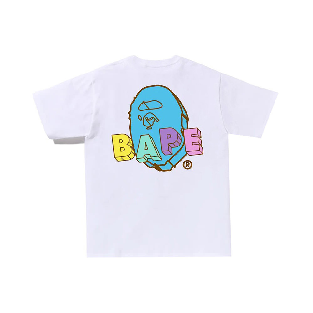BAPE Popsicle Tee WhiteBAPE Popsicle Tee White - OFour